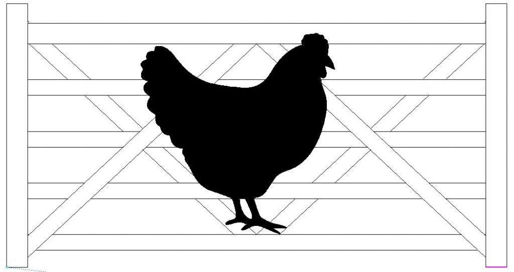Chicken Gate/Wall Sign - TSM Creations