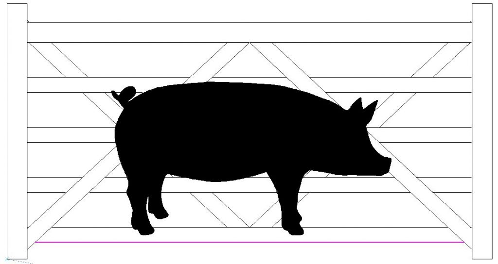 Pig Gate/Wall Signs - TSM Creations