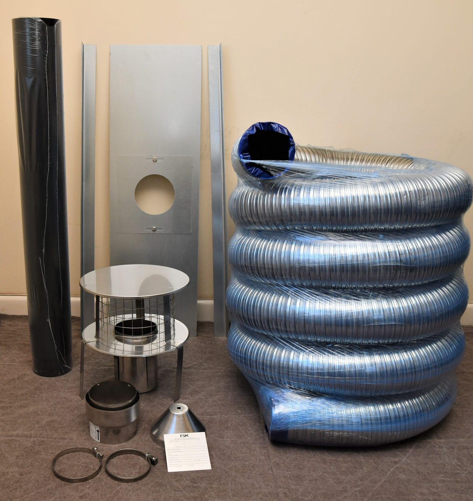 COMPLETE FLUE PACK for Wood burning stove 5" X 8m - TSM Creations